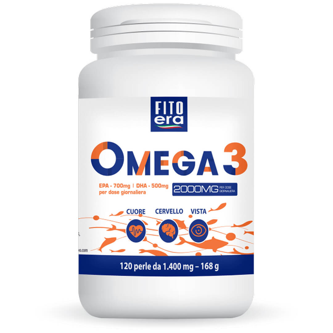 Fitoera Omega 3 120 perle 2000 mg olio di pesce - Abifarma